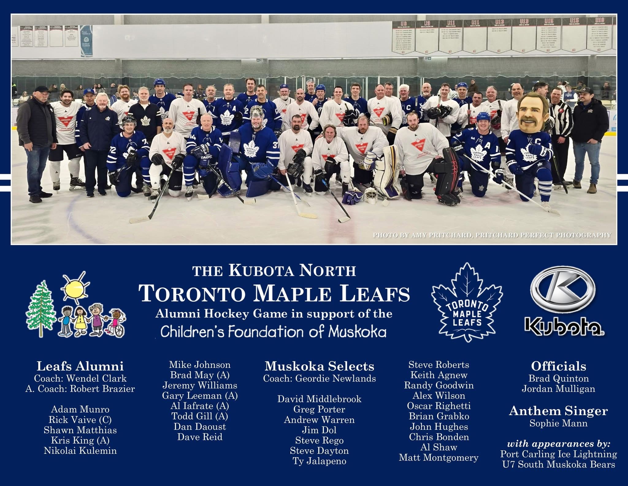 Toronto Maple Leafs Alumni Game – Children's Foundation of Muskoka